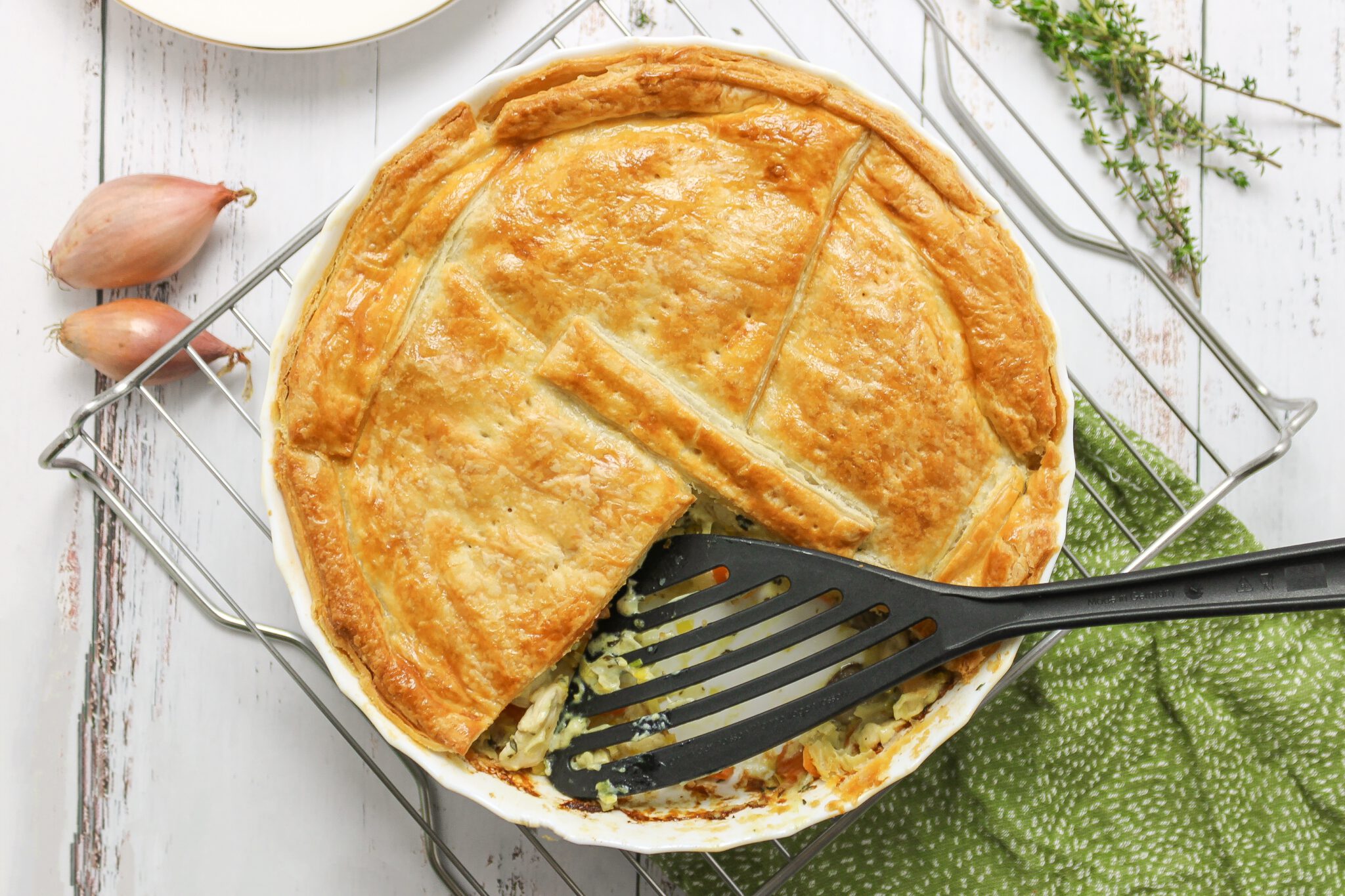 Romige Kip-prei pastei - Joyful Food